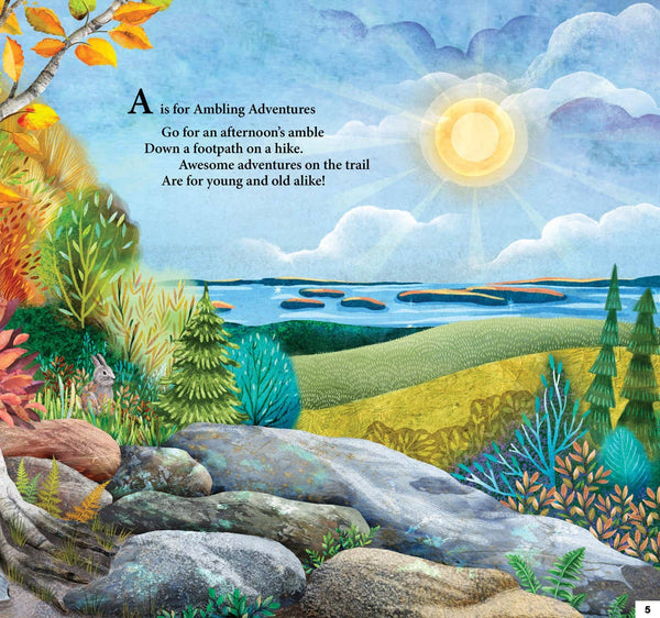 T is for Trails: A Hiking Alphabet Picture Book - Almost Local Shop