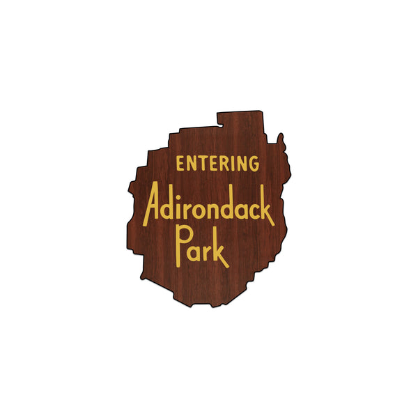 Adirondack Park Sign Sticker - Almost Local Shop